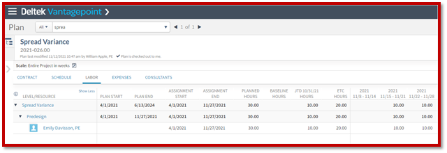 Controlling the Details with Deltek Vantagepoint Planning