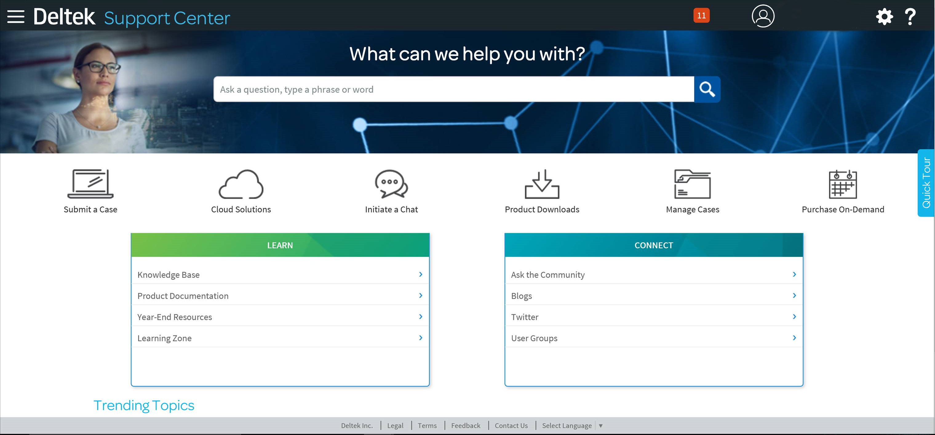 Deltek Releases New Support Center